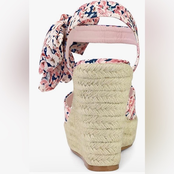 Shoes | Nwt Floral Printed Slingback Espadrille Wedge Multiple Colors ...